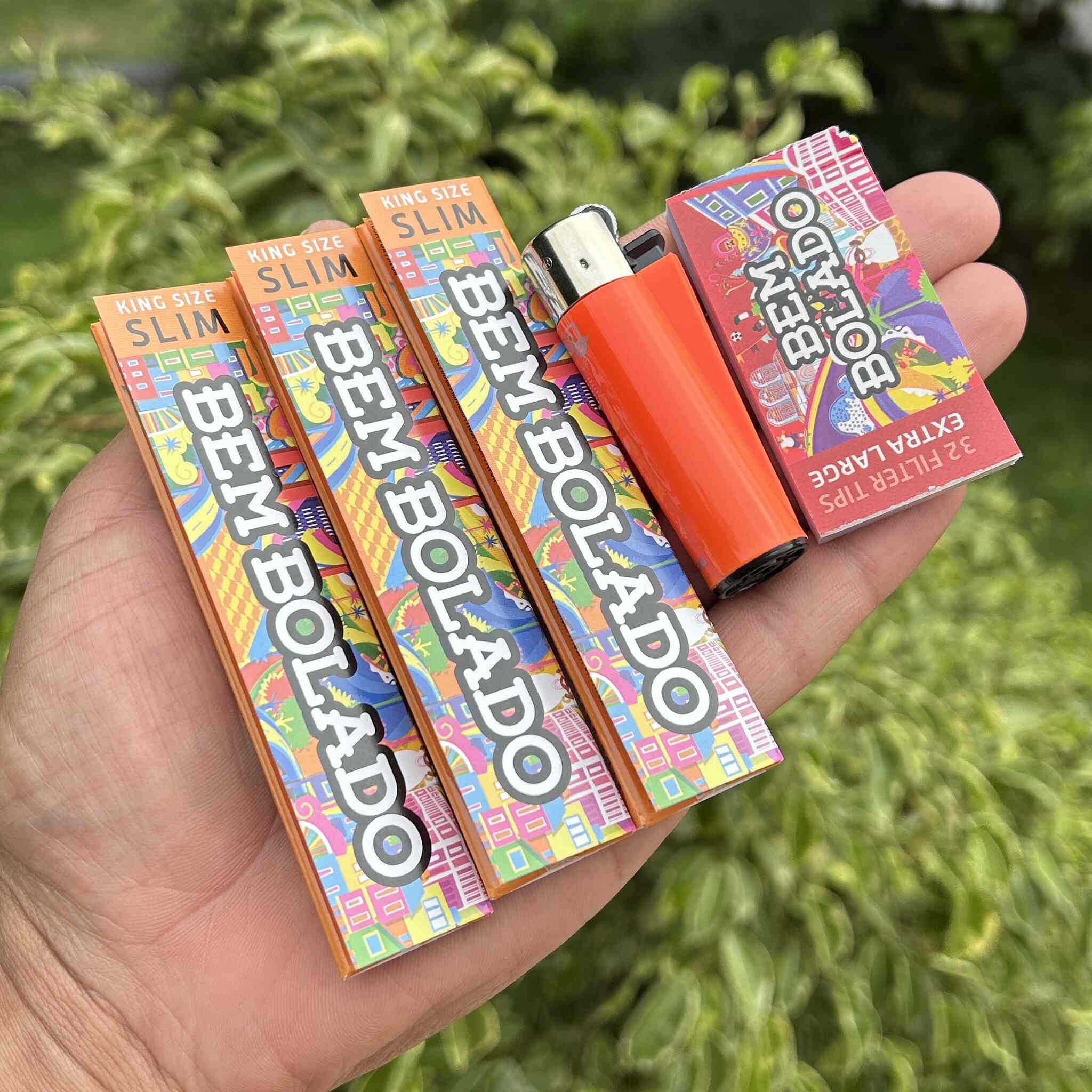 Combo de Abastecimento Bem Bolado - 3 Sedas + 1 Isqueiro + 1 Piteira de ...